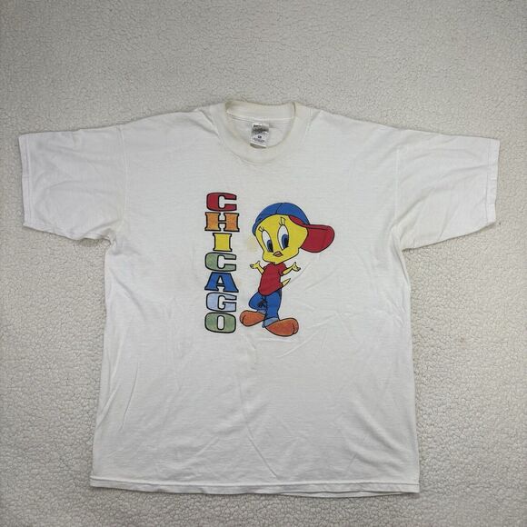 Fruit of the Loom | Shirts | Vintage Rainbow Chicago Tweety Bird Shirt ...